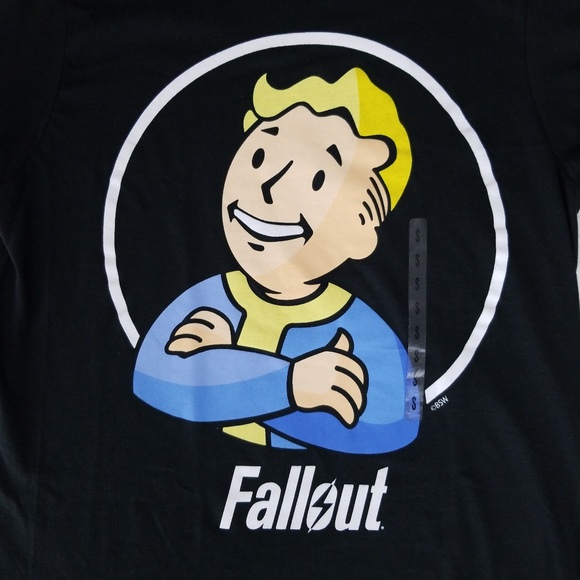 Bethesda | Shirts | Fallout Vault Boy Licensed Video Game Tshirt | Poshmark